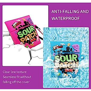 Sweet Body Yellow Candy AirPod Case 3D Cartoon Funny Kawaii, Shockproof Protective Soft Silicone Case Skin Designed with Trendy Candy Keychain for AirPods 1&2, AirPods 3, and AirPods Pro (Airpod 3)