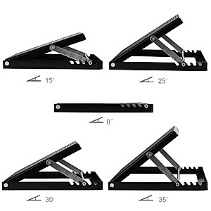 WL Professional Steel Calf Stretcher, Adjustable Ankle Incline Board and Stretch Board, Slant Board with Full Non-Slip Surface, 16" x 14", 4 Positions (500 LB Capacity)