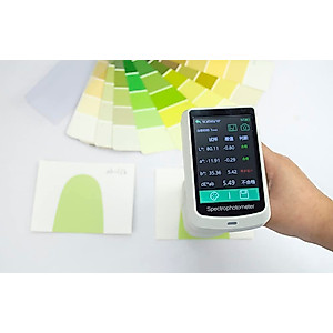 YFYIQI Spectrocolorimeter D/8 SCI Spectrophotometer Color Meter Color Difference Tester Analyzer with Single Aperture Φ11mm Illumination Aperture Repeatability ≤0.04 Accuracy 0.01 Auto Calibration