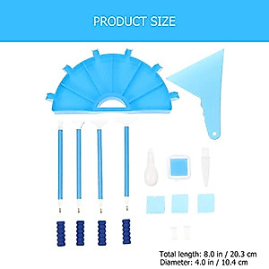 Ciieeo 1 Set Multifunctional Turning disc Roller Diamond Art pens Diamond Tools Art Storage Diamond Art Tools Art Trays Grinder Drill Pen Bead Storage Plastic Diamond Drawing Organizer 5d