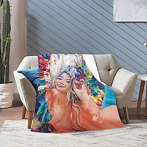 Blanket Throw Super Soft Cute Blankets Flannel Fleece Stuff Bedding Birthday Gifts for Boys Girls Kids Women Adults Home Decor 50"x40"