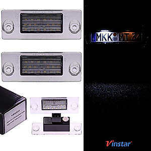 VINSTAR LED license plate light E-tested CAN-Bus 18 LEDs per module 6000 Kelvin for Audi (all suitable models in the product description!)