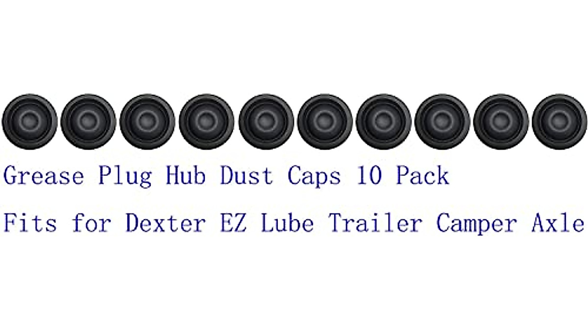 KLMHT Grease Plug Hub Dust Caps - 10 Pack | Buy Now