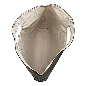 Santa Playa, Minimalist Handbag Handmade from Cactus Leather & Denim - Vegan, Washable, Eco Friendly, Sustainably Sourced - Desert Jade