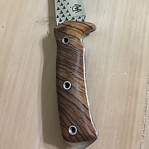 Bookmatched Zebrawood Knifes Scales, Handle Blank Exotic Knife Scales Wood