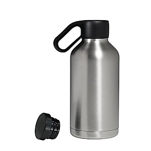 Rabbit Insulated Beverage Growler, 64 Ounce, Stainless Steel