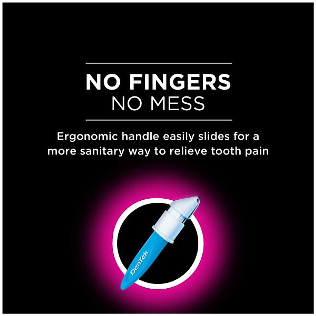 DenTek Instant Oral Pain Relief Maximum Strength Kit for Toothaches | 50-Count per pack | 2-Pack