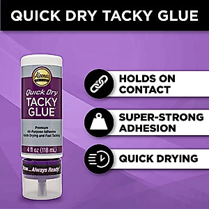 Aleene's 33147 Quick Dry Tacky Always Ready Adhesives, 4 oz.