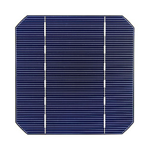 VIKOCELL 40Pcs 2.8W A Grade 125MM Monocrystalline Solar Cells 5x5 for DIY Solar Panel 100W