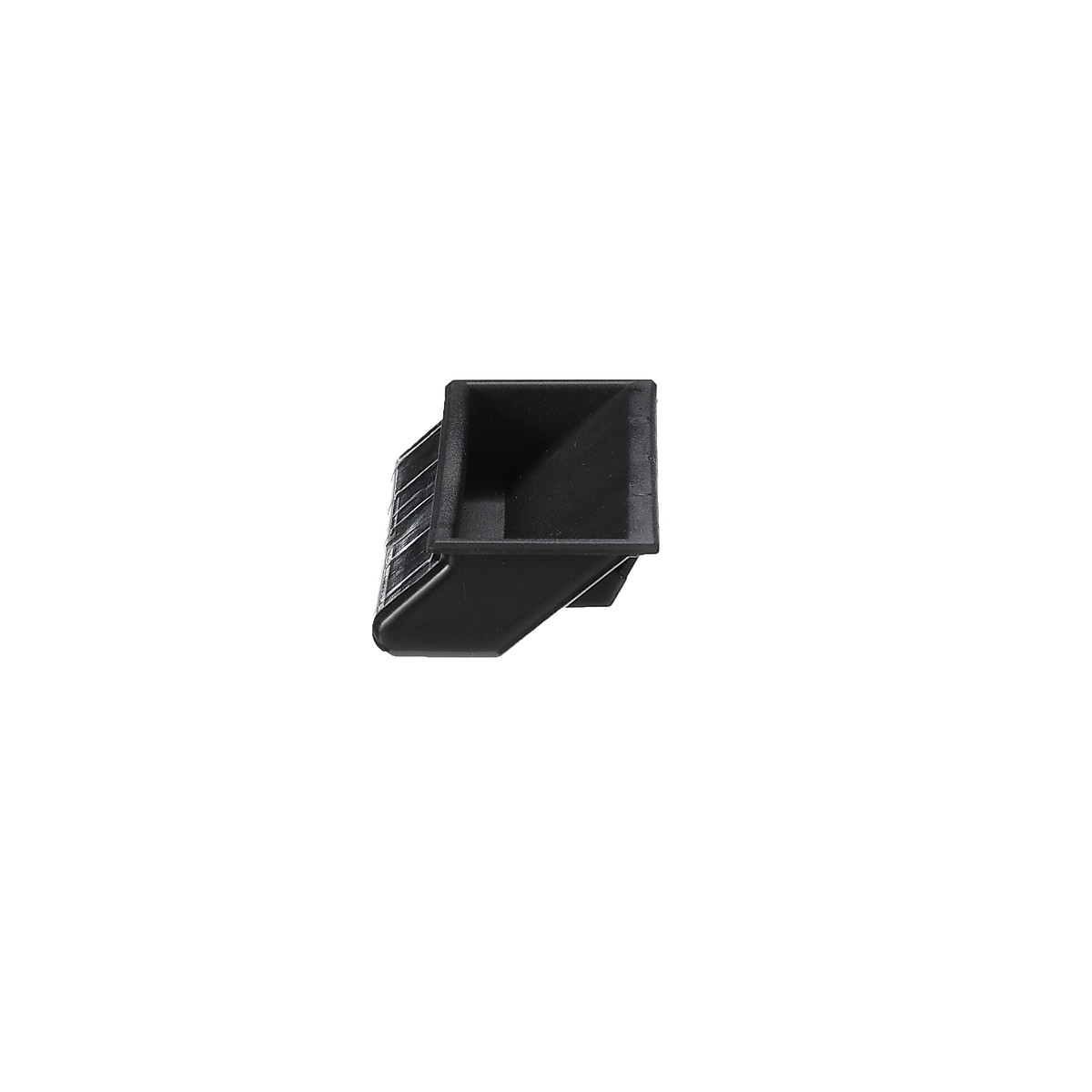OCS Parts 7" Black Thermoplastic Replacement Recessed Door Pull for Commercial Ovens, Food Warmers, Coolers, Freezers, and Food Prep Tables