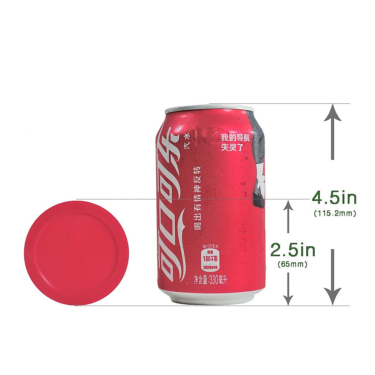 Lemon home Two Colored of Air Hockey Pushers and Red Air Hockey Pucks, Goal Handles Paddles Replacement Accessories for Game Tables (4 Striker, 4 Puck Pack) (C)