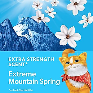 Fresh Step Advanced Extreme Clumping Litter with Febreze Freshness with Mountain Spring Scent, Fights Odor on Contact, 37 lbs. (2 x 18.5 lb. Box)
