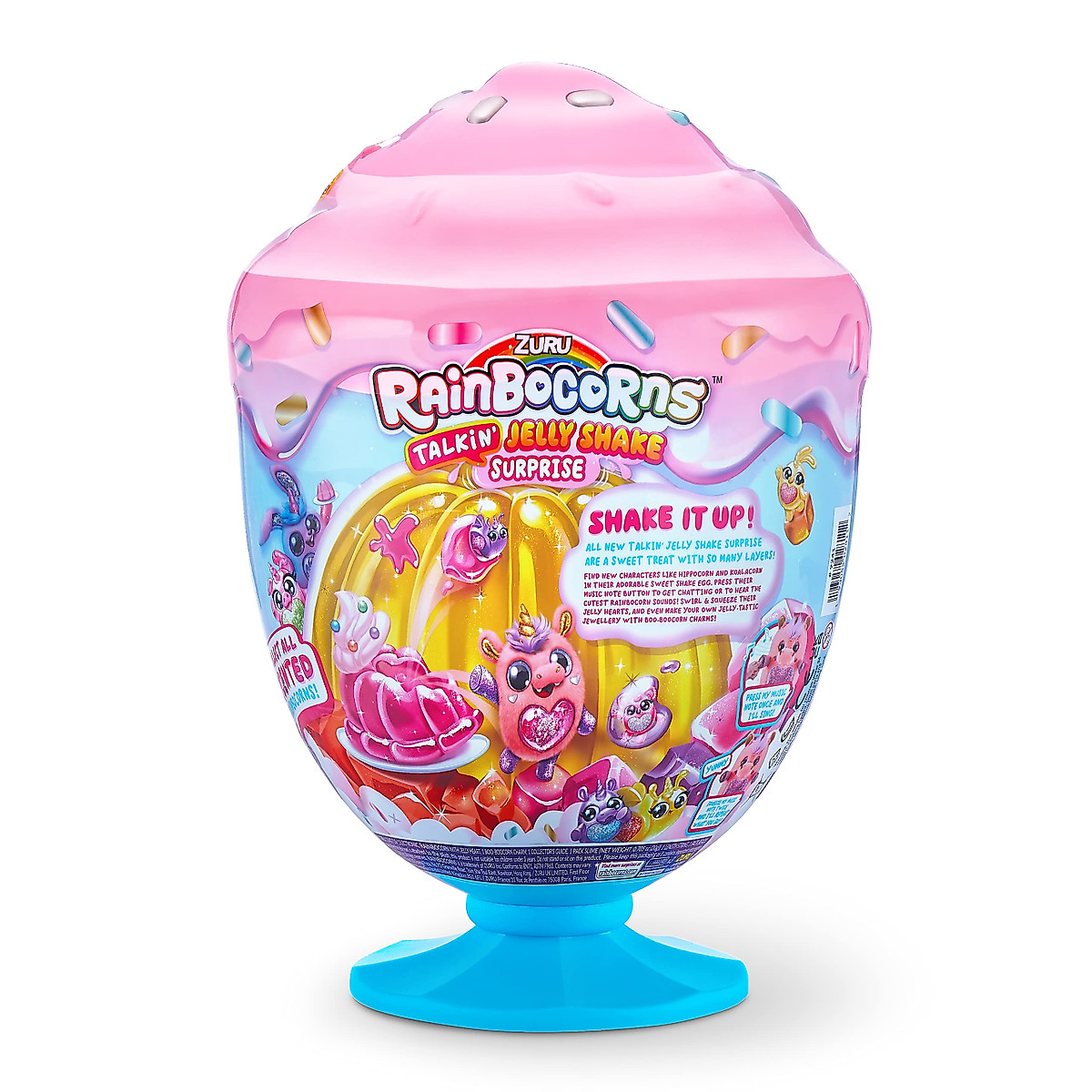 Rainbocorns Jelly Shake Surprise Series 2 Koala by ZURU Cuddle Plush Scented Stuffed Animal, Slime Mix, Talkback Feature and More, Ages 3+ (Koala)