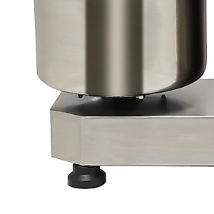 750W Commercial Dough Mixer 10.5Qt Dual Rotating Dough Kneading Machine with Food-grade Bowl Infinitely Adjustable Speed, Security Shield Baking Equipment for Restaurant Pizzeria