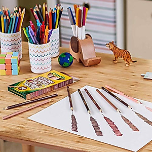Crayola Colored Pencils 24 Count, Colors of the World, Skin Tone Colored Pencils
