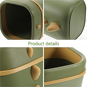 VANZACK Cartoon Trash Can Creative Dinosaur Garbage Basket Dinosaur Desktop Storage Bucket