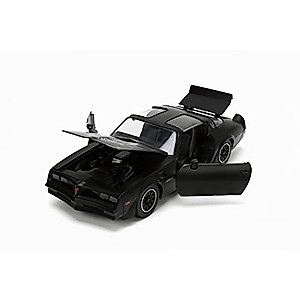 Jada Toys Big Time Muscle 1:24 1977 Pontiac Firebird Trans Am Die-cast Car, Toys for Kids and Adults (34038),Black