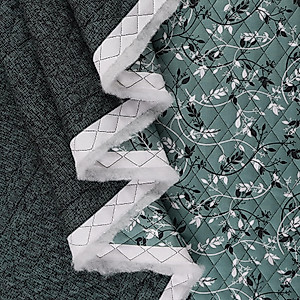 Mook Fabrics Double Faced Quilted Cotton (43'' Wide), Sage Green Cut by The Yard