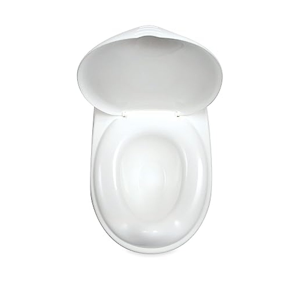 Nuby My Real Potty Training Toilet with Life-Like Flush Button & Sound for Toddlers & Kids, White
