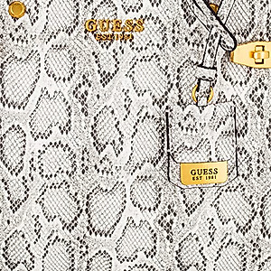GUESS Zadie Logo Girlfriend Satchel, Python