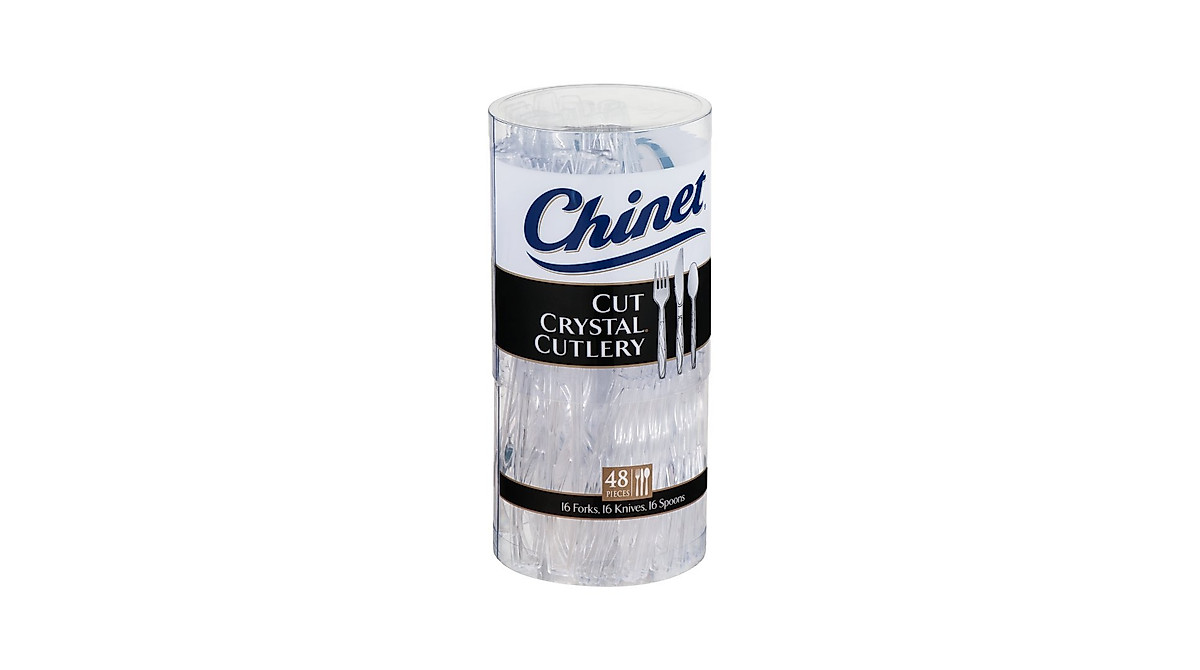 Chinet Cut Crystal Cutlery Combo Pack - 48 Count