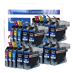 INK4WORK© 20 Pack Replacement Ink Cartridge Combo for Brother LC203 XL LC203XL (8 Black, 4 Cyan, 4 Magenta, 4 Yellow) for MFC-J460DW MFC-J480DW MFC-J485DW MFC-J680DW MFC-J880DW MFC-J885DW