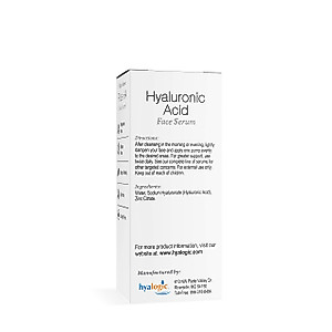 Hyalogic Episilk Pure HA Facial Serum - Face Serum with Hydrating Hyaluronic Acid - Moisturizing Skin Care to Soften & Hydrate the Skin - Non Greasy, Fragrance & Dye Free - 1oz
