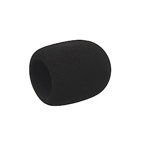 Tetra-Teknica Extra Extra Large Foam Windscreen for MXL GENESIS, Audio Technica, and Other Large Microphones, Color Black