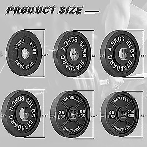 MAJOR LUTIE Fitness Power Cage with 245LBS Cast Iron Weight Plates and Olympic Barbell, PLM03 All-in-One Multi-Function Power Rack with Adjustable Cable Crossover System and Exercise Attachment Black