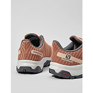 Salomon Outbound Prism Hiking Shoes for Women, Sirocco/Mocha Mousse/Alloy, 7.5