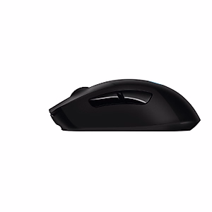 Logitech G703 Lightspeed Gaming Mouse with POWERPLAY Wireless Charging Compatibility, Black