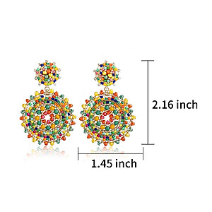 Elegance 11 Designs Colorful Beaded Earrings For Women Seed Bead Summer Beach Boho Statement Dangle Handmade Earrings Jewelry
