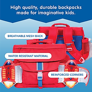 Bixbee Kids Backpack, Childrens Backpack for Girls & Boys, Water Resistant Backpack with Pockets, Durable Zippers & Easy Carry Design - Great Size for School & Travel in Sparkalicious Pink Butterflyer