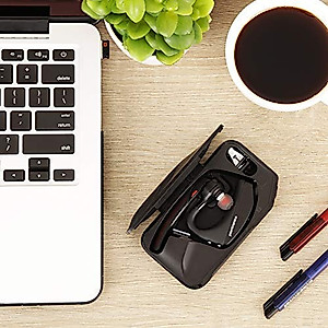 CHOCKALOTTA 1-Pack in-Ear Tip Adapter Mount Compatible with Plantronics Poly Voyager 5200 & Voyager Legend Headset (Includes 3-Piece S/M/L Silicone Ear Tips)