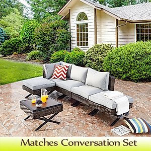 Sports Festival Outdoor Furniture Side Coffee Table Patio Bistro Table with Wood Grain Tabletop with Metal Frame and X Shaped Leg Wicker Rattan Table for Porch Yard