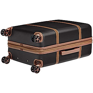 Amazon Basics Vienna Spinner Suitcase Luggage - Expandable with Wheels - 26.7 Inch, Black
