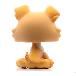 AODERTI Baby for Collie 2452 Yellow Dog 1 Inch Puppy Mini Bobble Head Pet Shop Toys c