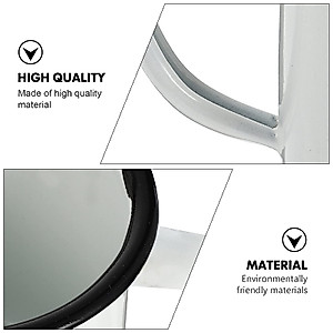 DOITOOL Fun Metal Coffee Mug Campfire Coffee Mug, Camping Coffee Mug Drinking Cup with Handle, Metal Coffee Tea Cup, Suitable for Indoors, Outdoors, Camping and Hiking (White) Coffee Tin Mugs