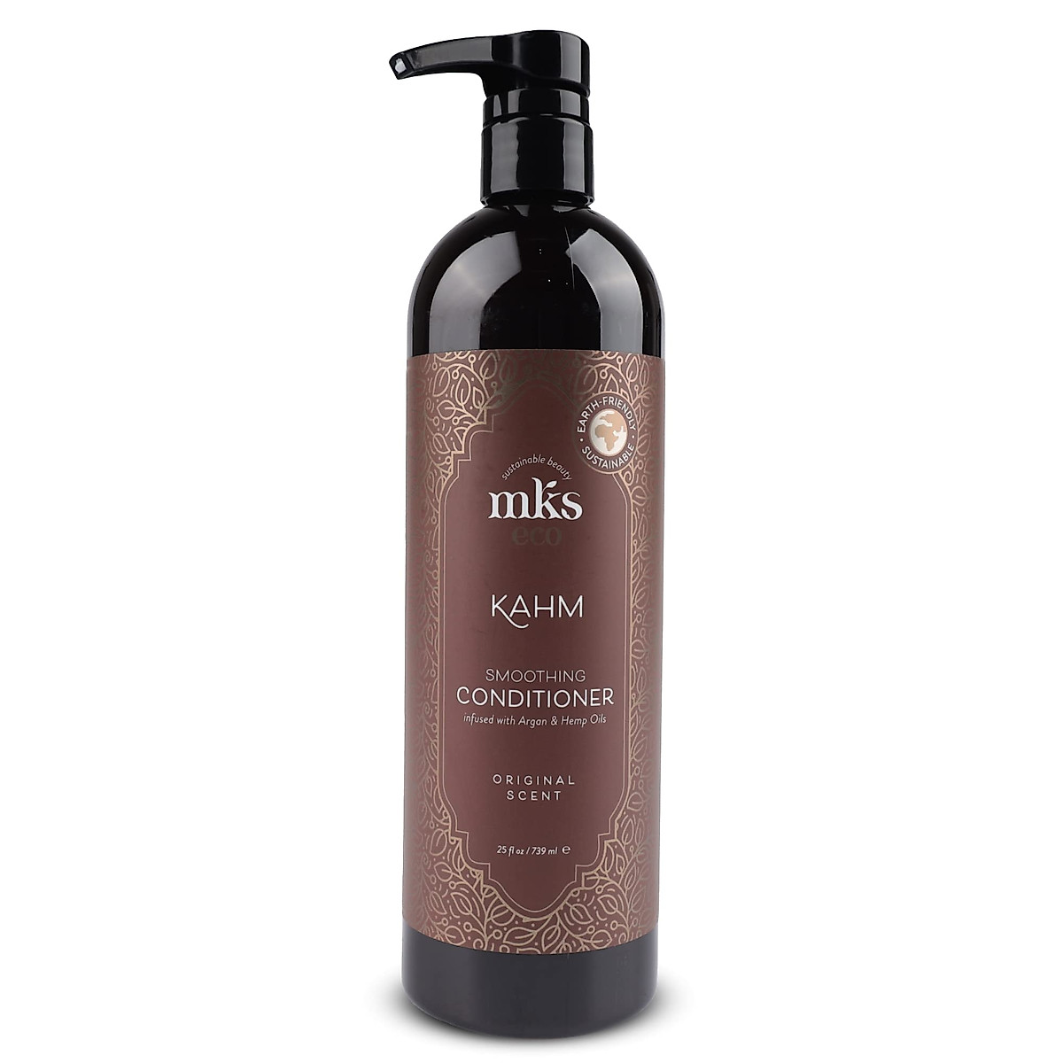 MKS eco Kahm Smoothing Conditioner, Original Scent - 25 fl oz - Detangle, Moisturize & Repair Hair - With Moroccan Argan Oil, Hemp Seed Oil & Vegetable Keratin Protein - Vegan, Cruelty Free