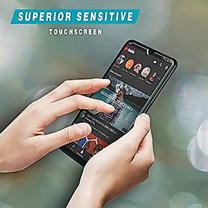 HPTech (2 Pack) Screen Protector for Samsung Galaxy A12 Tempered Glass, Easy to Install, Anti-Scratch, No-Bubble, Case Friendly