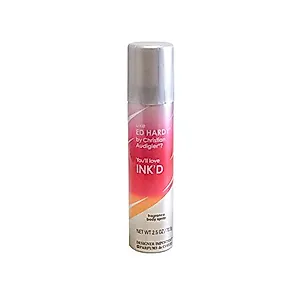 Parfums De Coeur Ink'd Fragrance Deodorant Body Spray for Women, 2.5 Ounce, INK25