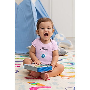 Pop Threads Hey Listen Navi Video Gaming Gamer Infant Bodysuit Unisex Baby Girl Boy Clothes Black 6M