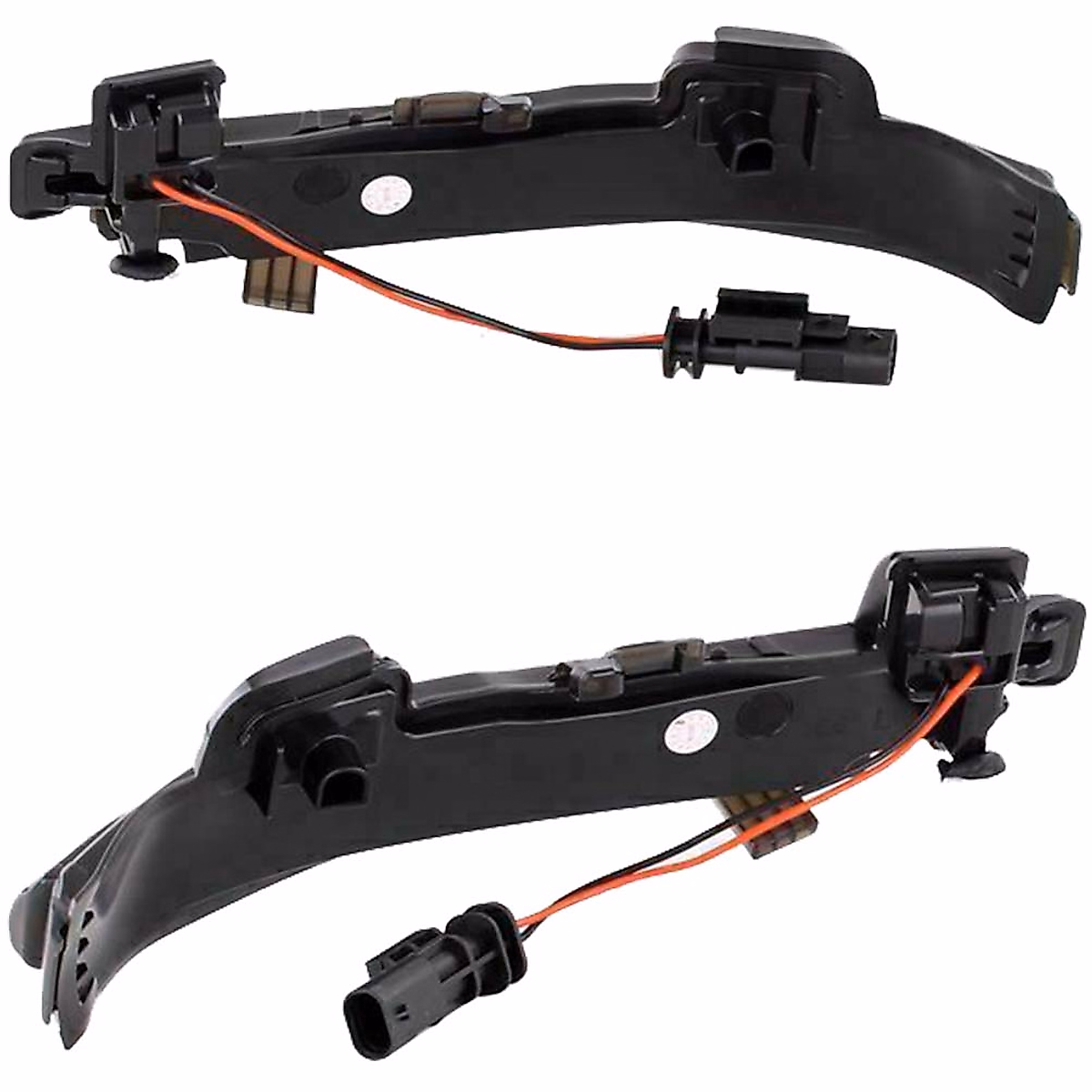 NJSBYL Dynamic LED Side Mirror Blinker Lamps for V0LV0 S60 CC II S80 II V40 CC II V60 CC V70 III Parking/Turn Signal Lights Kits Smoked Lens Amber Led Side Mirror Marker Lights OEM Replacement