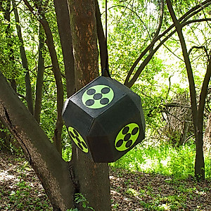Nicedea, Training Target Square 3D Target Cube 6Sided Foam Arrow Dice SelfHealing Broadhead Target, Black