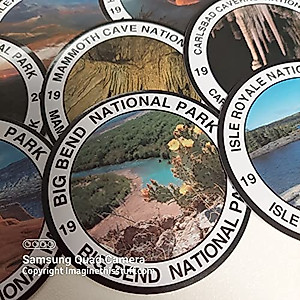All 63 National Park Stickers - 3 inches Each