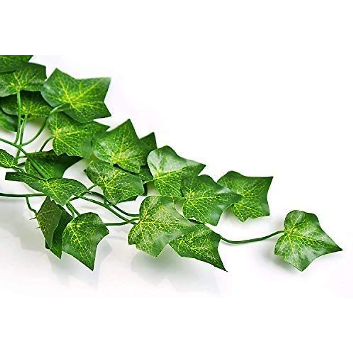 SO CAL PRO Fake Ivy Leaves Artificial Ivy Greenery Vines for Room Decor Leaves Room Decor Fake Leaves Ivy Eucalyptus Garland Faux Vines Wedding Decor (6 Strands of Ivy)
