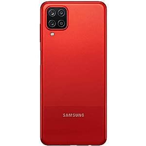 Samsung Galaxy A12 Nacho (32GB, 3GB) 6.5" HD+, Quad Camera, 5000mAh Battery, GSM Unlocked Global 4G Volte (NOT VERIZON/Boost) International Model A127F/DSN with Fast Car Charger Bundle (Red)