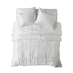 Beautyrest Polyester Charmeuse King Quilt Mini Set with Ivory BR9144409622-22
