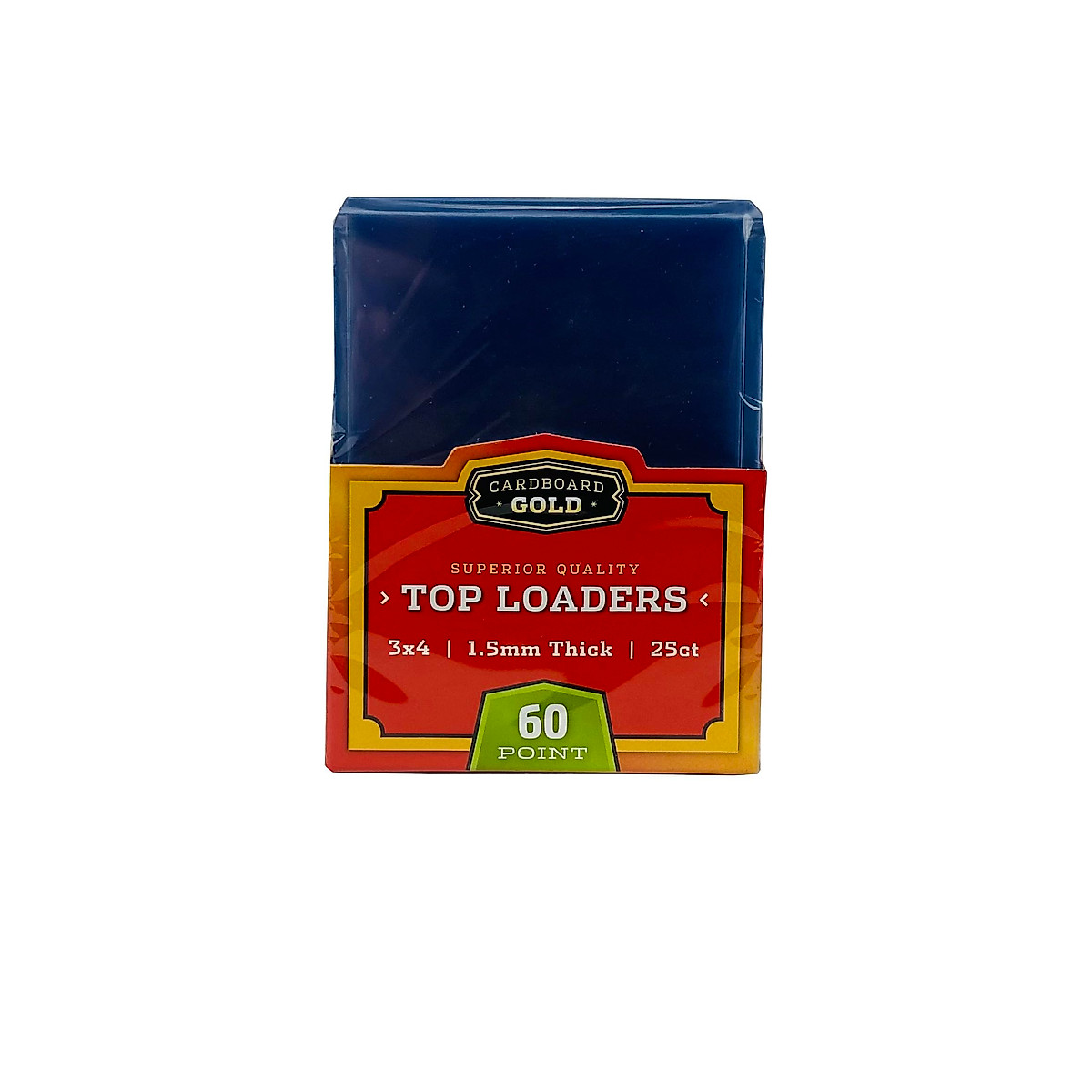 1x 25ct CBG 60 pt Cardboard Gold 3" x 4" PRO Toploaders Keeps Thick Cards Ultra Protected