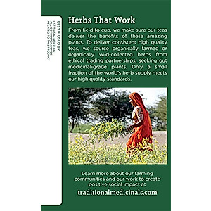 Traditional Medicinals Tea, Organic Hibiscus, Supports Your Cardiovascular System, 16 Tea Bags